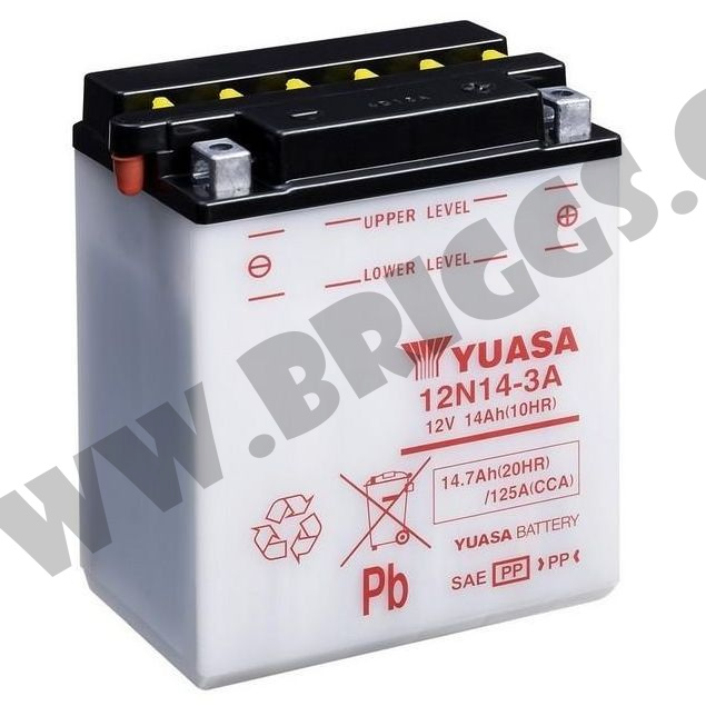 Baterie YUASA 12N14-3A - Briggs & Stratton